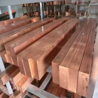 China 160mm C22600 Pure Copper Flat Bar Square Brushed Rectangular Alloy for sale