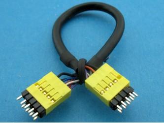 China guangdong game machine electrical wire assemblies,dupont 2.54mm(1") pitch, with male header for sale