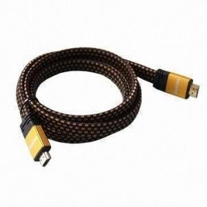 China 1.4v Flat Cable with 19-pin Connection and 1.8m Length, Gold Plated Connectors for sale