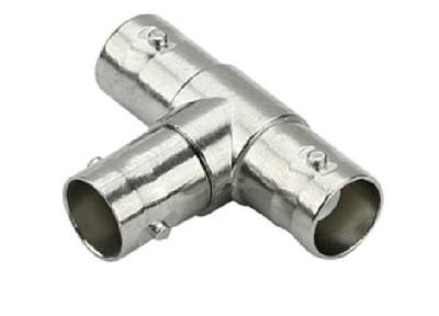 China CN Alternative BNC T RF cable connectors,female-female-female for sale