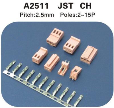 China JST CH replacement 2.5mm Pitch socket and crimp pin connectors for sale