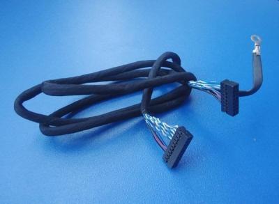 China 16P Electronics Dupond LVDS Wire Harness 2 Rows Housing Blue White Black for sale