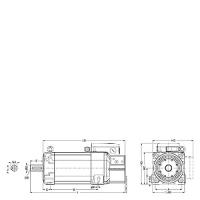 China SIMOTICS M compact asynchronous motor 1PH8107-1HF02-2HA1 for sale