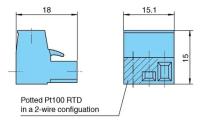 China K - CJC - BU Terminal Block for Cold Junction Compensation for sale