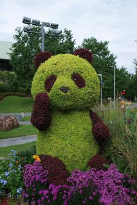 China Instalações Decorativas para Áreas Cênicas e Parques: Vegetação Simulada, Animais (Pandas, Coelhos, Cervos), Musgo, Cogumelos e Ornamentos Pastorais de Pelúcia à venda