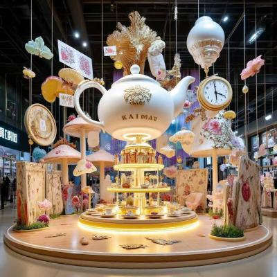 Cina Design originale fai-da-te a tema Schiaccianoci per un punto fotografico a forma di casa con cielo stellato, adatto a piazze, centri commerciali, parchi e caffetterie, realizzato con materiali compositi in vendita