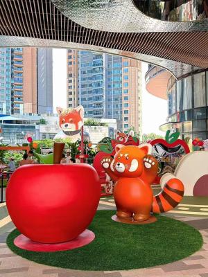 Cina Scultura in FRP di orsi realizzata a mano - Ideale per i punti di check-in IP per attirare il traffico pedonale in piazze, centri commerciali e negozi in vendita