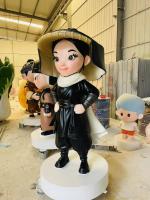 Quality FRP Sculpture: Customized Themed Corporate IP Doll Ornaments with Martial Arts for sale