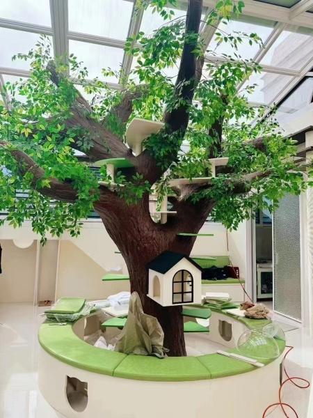 Quality Landscaping treesFRP (Fiberglass Reinforced Plastic) trunksArtificial green plantsPark and scenic area landscapingIndoor treesKindergartens, parks, hospitalsFestivals for sale