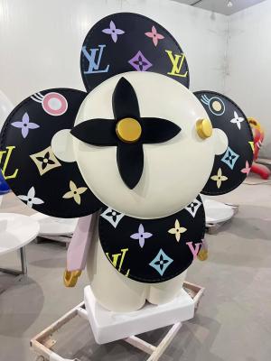 중국 사용자 지정 기업 IP 조각 LV 인형 유리섬유 조각 야외, 실내, 상점, 공원, 카페, 우유 차 가게 및 문화 쇼핑몰 판매용