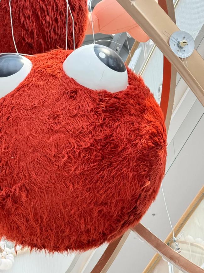 FRP Fluffy Sculpture - Front View