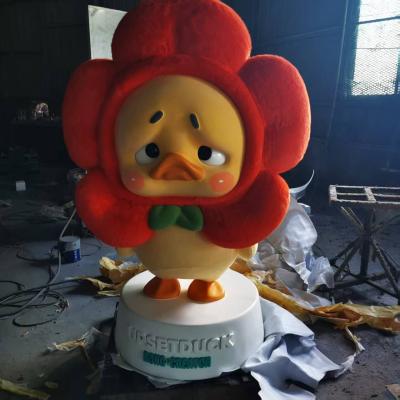 China Custom Fiberglass Sculpture with Trendy Art Attribute for Indoor & Outdoor Decoration for sale