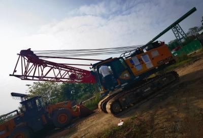 China Boom 37m Used Crawler Cranes 55 Ton 2019 Model SANY SCC550A Efficient Operation for sale