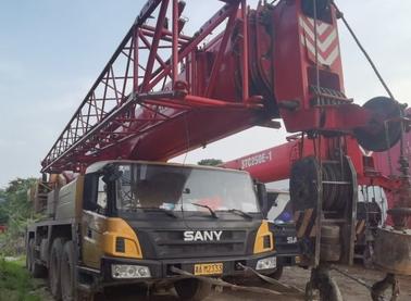 China Used Mobile Crane Sany Model STC100C5-8 ​Enhanced Mobility Superior Stability for sale