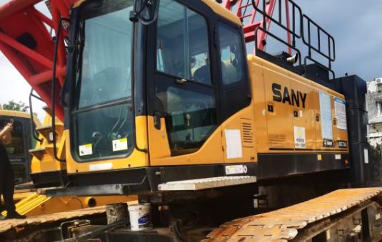 Sany SCC750A Mobile Crane in operation