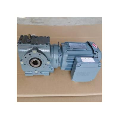 China SA47 DRS71M4 Gear Reduction Motor 0.55kW Hollow Output Shaft Right Angle for sale