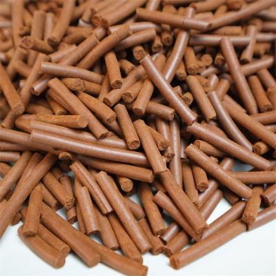 중국 철산화 펠릿 디 سول프라이저 0.6-0.9g/cm3 대량 밀도 노란색 및 갈색 긴 곡물 판매용