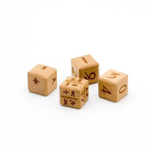 Modello laser Tabella di classificazione dei numeri in legno Cubo per bambini Blocchi di alfabeto giocattolo