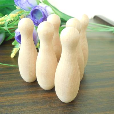 Cina Logo del cliente Balance di legno giocattolo bambino genitore palla da bowling di legno in vendita