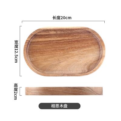 Cina Vintage Eco Desserts vassoio in legno piatti da colazione in legno con 3 slot in vendita