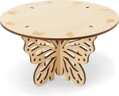 China Vlinder Hout Taart Stand Bruiloft Baby Douche Verjaardag Rustieke Tafel Centrum Partij Decoraties Te koop