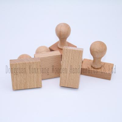 Cina Manicotto rotondo in legno, manopole in legno, supporti per timbri, cassettiere per la fabbricazione di timbri in vendita