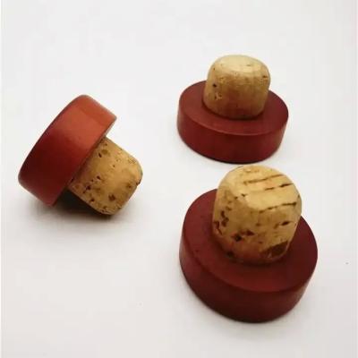 China wholesale Custom Wine Corks with Logo Synthetic Cork Cap for Glass Bottles for sale
