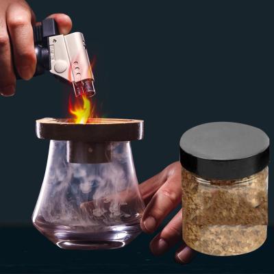 China Cocktail Smoker Kit with Torch Old Fashioned Whiskey Kit with Cocktail Smoker and 4 Drink Smoker Flavors Making a Great Gift for sale