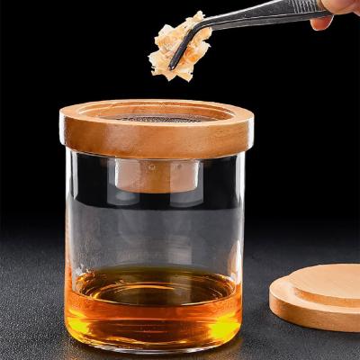 Cina Kit antico per il fumatore di cocktail e scatola di bambù con 4 sapori di chips di legno per il whisky come regalo di compleanno perfetto per gli uomini in vendita