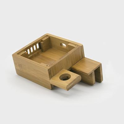 China Bamboo Charging Station for Multiple Devices Electronic Device Organizer for Cell Phone, Tablet for sale