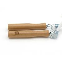 China Adjustable Wooden Handle Skipping Rope for sale
