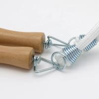 China Adjustable Wooden Handle Skipping Rope for sale