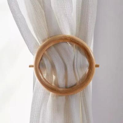 China Customized Wood Curtain Holdbacks - Hooks for Walls, Curtains Tiebacks Wall Mount, Wooden Curtain Pullbacks Hook for sale