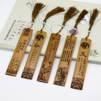 China Bamboo Bedtime Beaded Bookmarker for sale