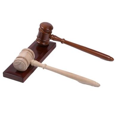 中国 工場 オーダーメイド 固形 木製 ハンマー ハンマー 音響 弁護士 裁判官 販売のため