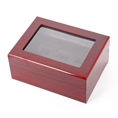 China New Customized Wooden Boxes for Ring, Watch, Jewelry, Earing, Championship Display Case Box for sale