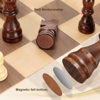 China Foldable wooden chess set for sale