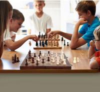 China Foldable wooden chess set for sale