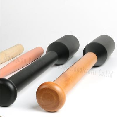 China Adult Baseball and Softball Wooden One Hand Training Bat Painting Option Customizable for sale