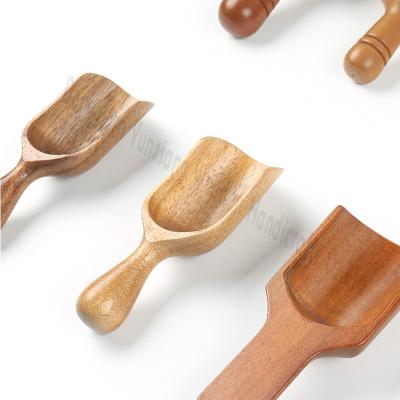 China Gepersonaliseerd logo mini bamboe lepels voor kleine specerijen scooping in het koken en baden for sale