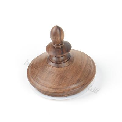 Cina Coperture in legno naturale per barattoli in legno, coperture di barattoli in legno artigianali per lo stoccaggio, la decorazione e la conservazione in vendita