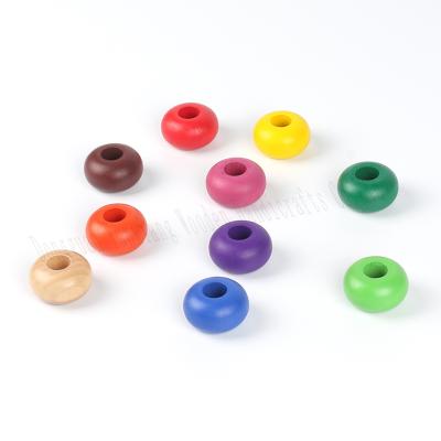 Cina Perline di legno naturali per artigianato, creazione di gioielli, fai da te, perline di legno per braccialetti, collane, decorazioni per la casa e progetti artistici, perline di legno sfuse per lavori manuali per bambini e progetti creativi in vendita