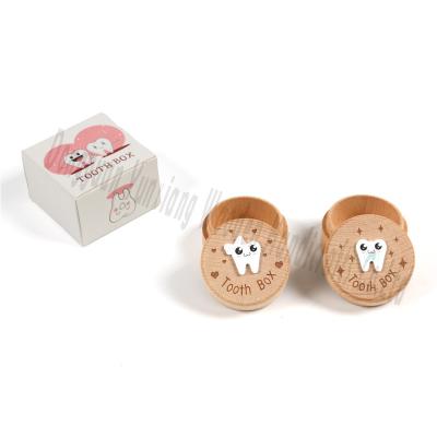 China Premium Wooden Tooth Box for Kids – Personalized Keepsake Box for Storing Baby Teeth and Memorabilia – Durable Tooth Fairy Box with Secure Lid for Safe Storage and Special Moments for sale