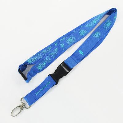 China Customized Eco Friendly 100% Bamboo Lanyard With A Nickel Free Quality Hook for sale