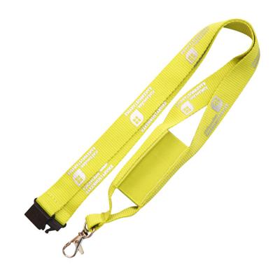 China custom college 100% polyester printed mobile phone cellphone holder lanyard for sale