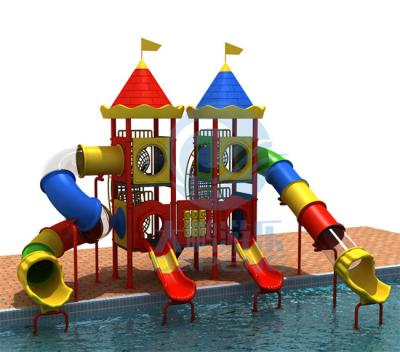 China Children Playground Water Slide Outdoor LLDPE Plastic Commercial Pool Slides for sale