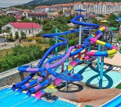 Китай Спираль стеклоткани закрытых водных горок майны извива 4 комбинированная коммерчески продается