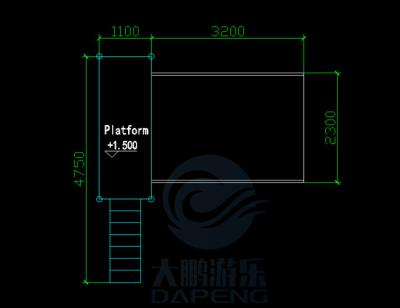 China 1.5m High FRP Swimming Pool Water Slide Family Blue Water Slide Anti Rust for sale
