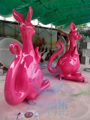 China Water Theme Park Family Zone Children Spray Park Games Purple Kangaroo Jet for sale