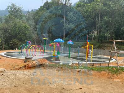 Cina Zona di impatto dell'onda dell'acqua di Aqua Park 400㎡ dell'acquascivolo della località di soggiorno della Malesia per i bambini in vendita